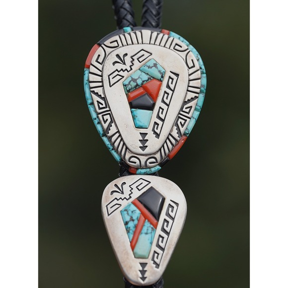 Jewelry | Alvin Lula Begay Navajo Sterling Silver Overlay Inlay ...